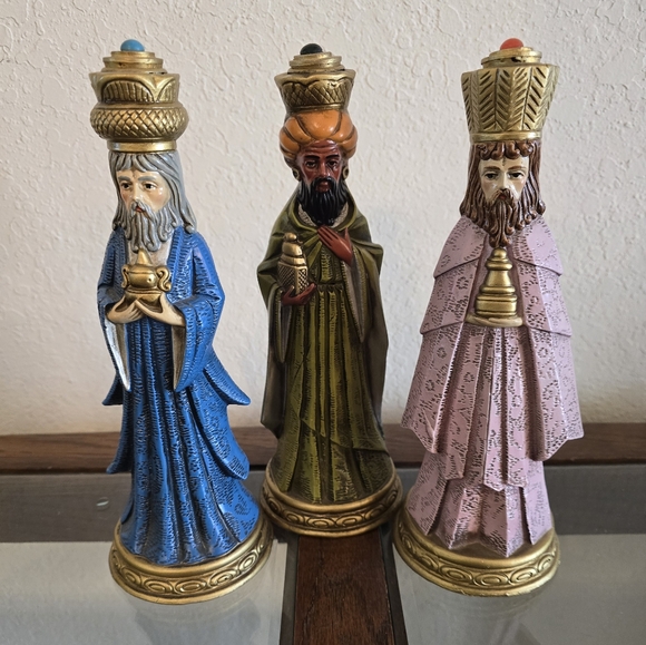 Holiday | Vintage Japanese 3 Wise Men Nativity Candle Holders | Poshmark